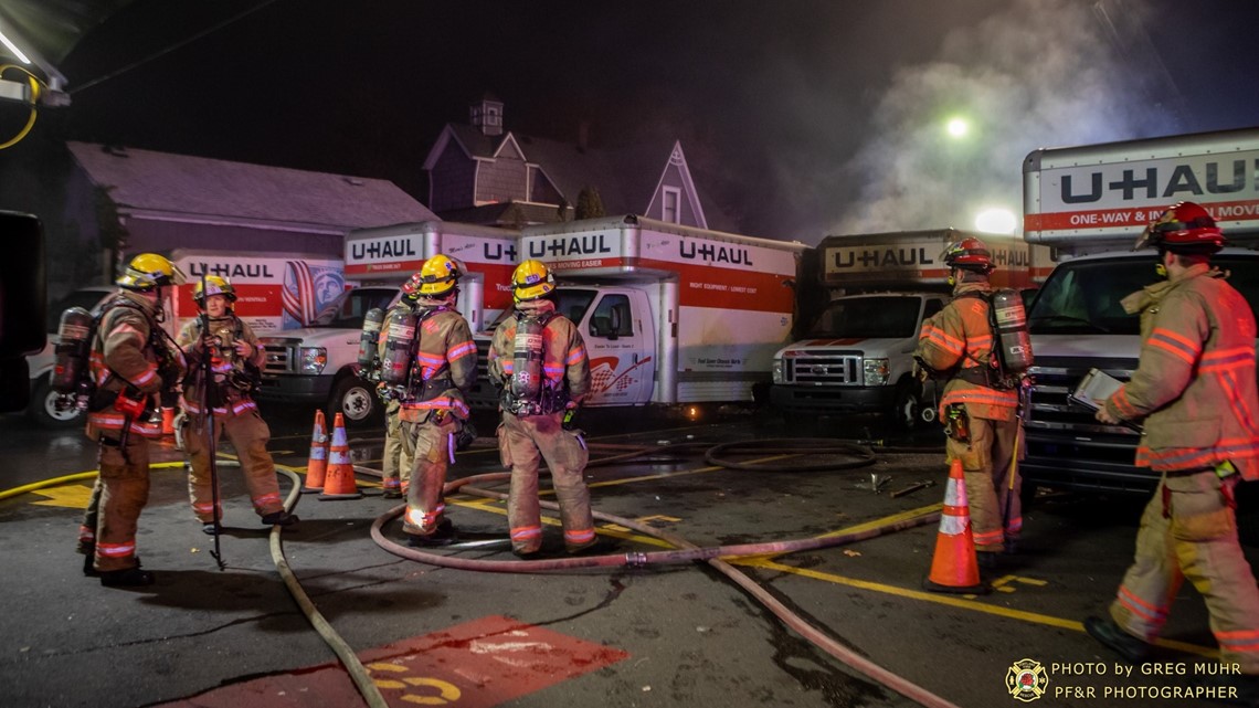 Thanksgiving fire at SE Portland U-Haul caused by gas theft | kgw.com