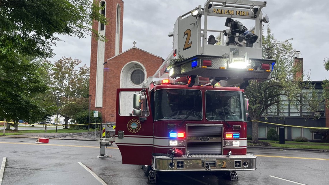 Salem church damaged by fire; arson suspect arrested | kgw.com