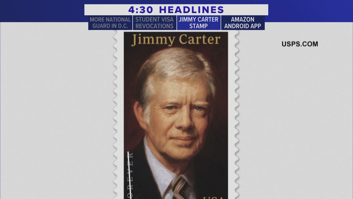 Stamp honoring President Jimmy Carter to debut on his 101st birthday ...