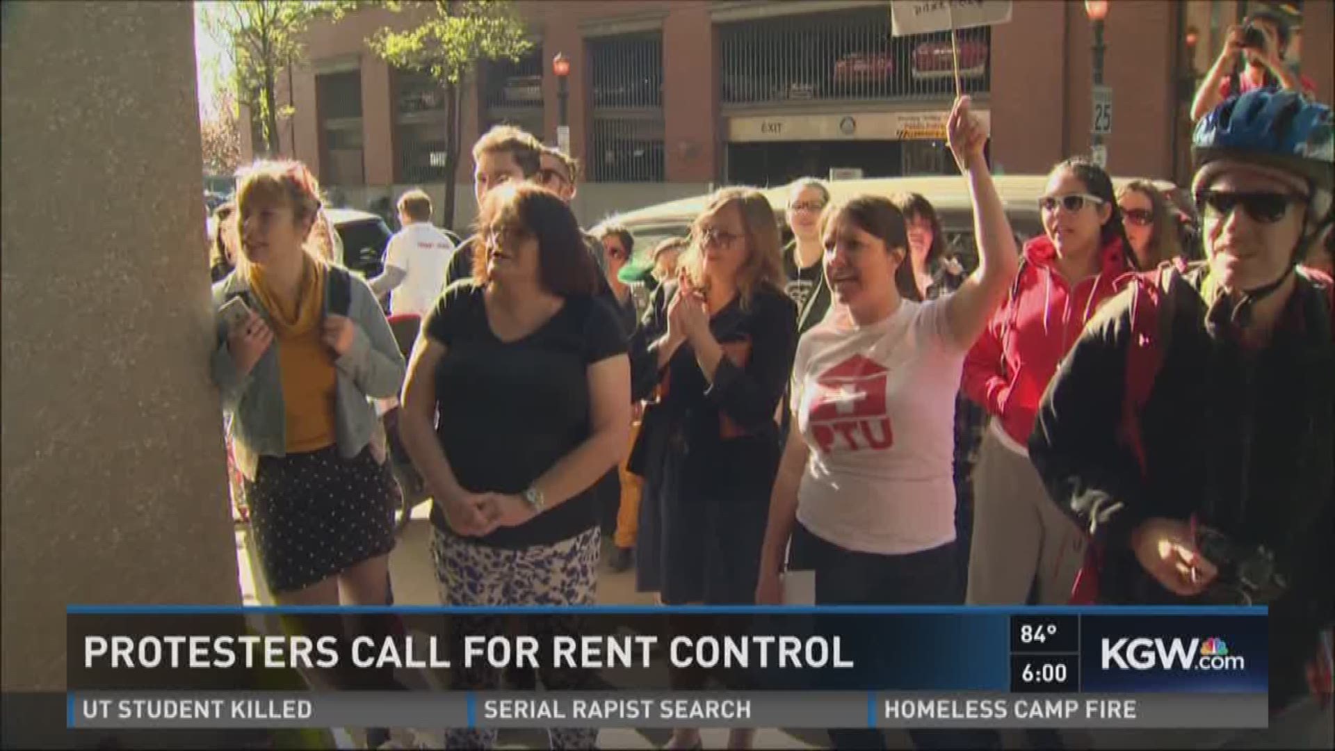 Emotions run high during rent control protest | kgw.com