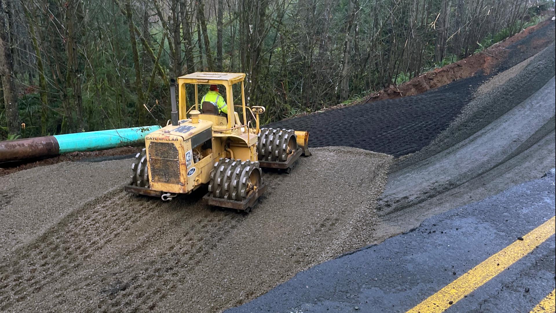 Highway 6 in Washington County reopens after landslide damage | kgw.com