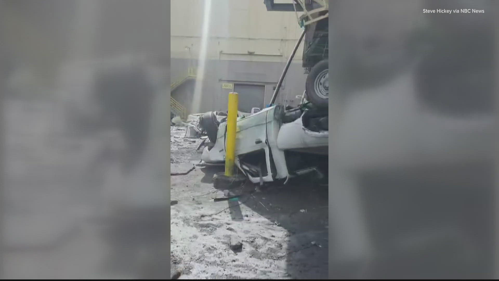 New ground video shows destruction after Longview plant explosion | kgw.com