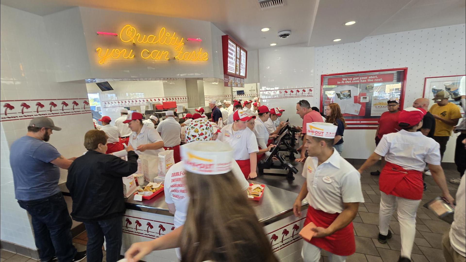 In-N-Out's first Washington state location set to open Wednesday in ...