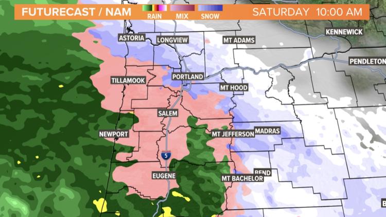 Portland snow forecast: Timeline, what to expect this weekend | kgw.com