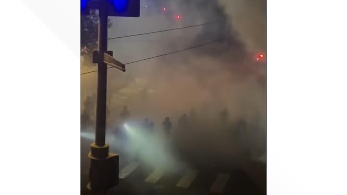 Resident by Portland ICE facility reports pepper balls hitting her ...