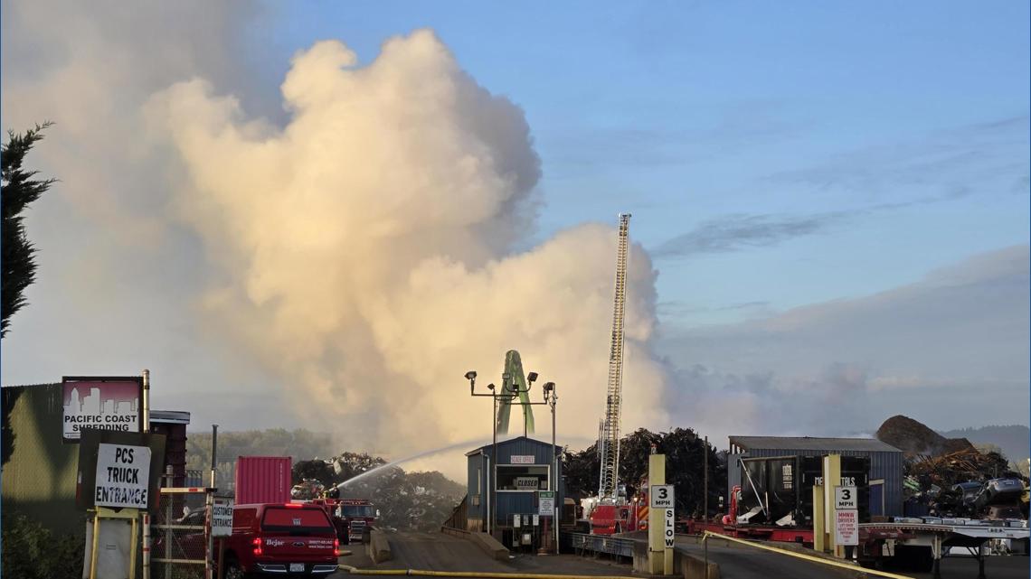 Fire at metal shredding facility in Port of Vancouver 'mostly' under ...