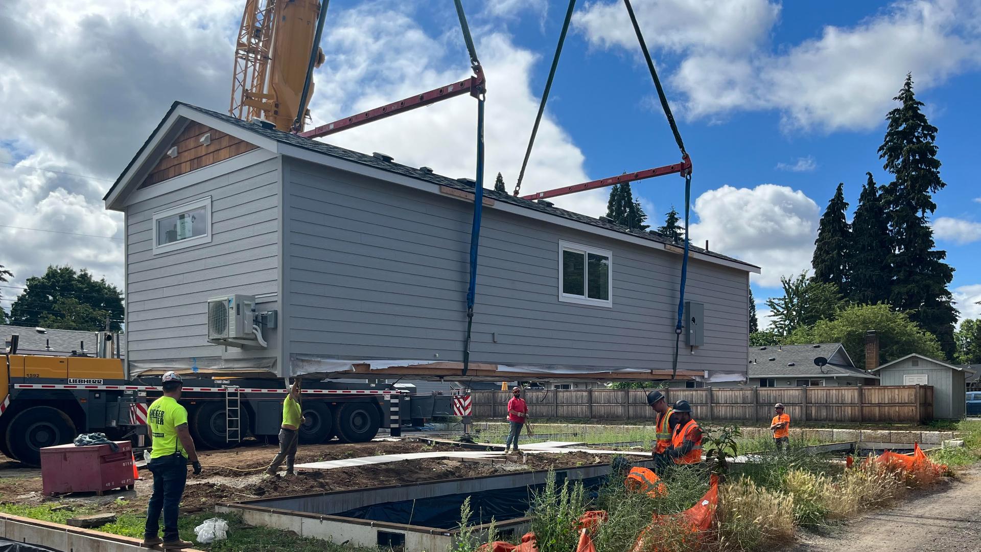 New tiny homes in Vancouver for homeless people | kgw.com