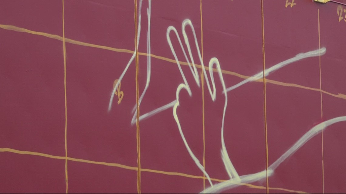 Creation myth being brought to life by artists in downtown Portland ...