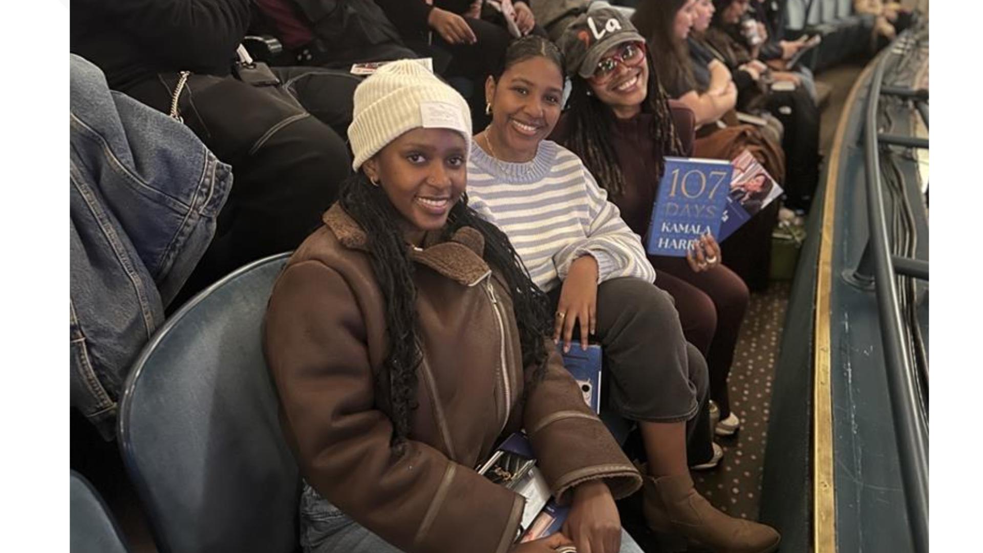 Former VP Kamala Harris urges sold-out Portland crowd to support ...
