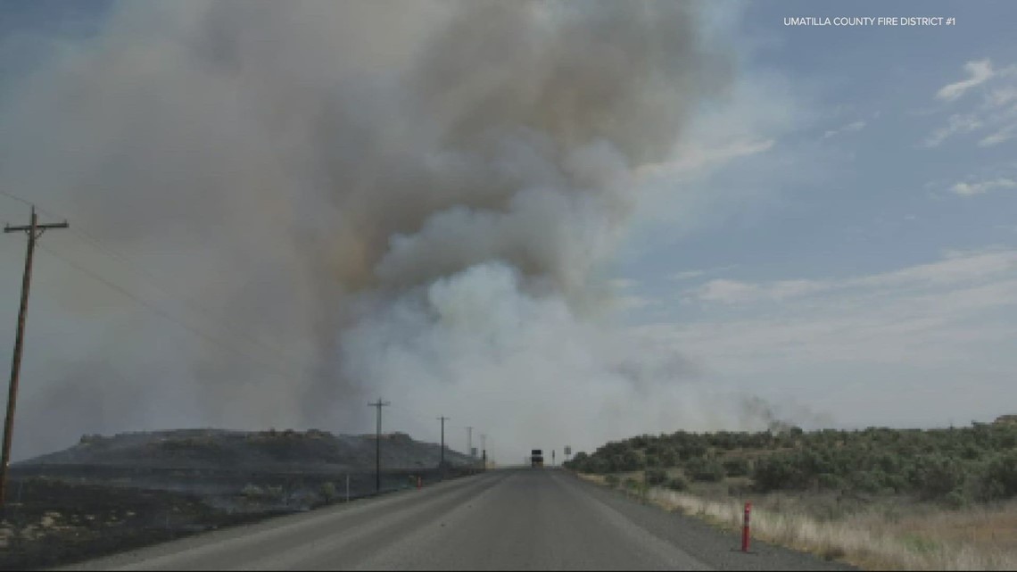 Wildfire season underway in eastern Oregon after fires break out | kgw.com