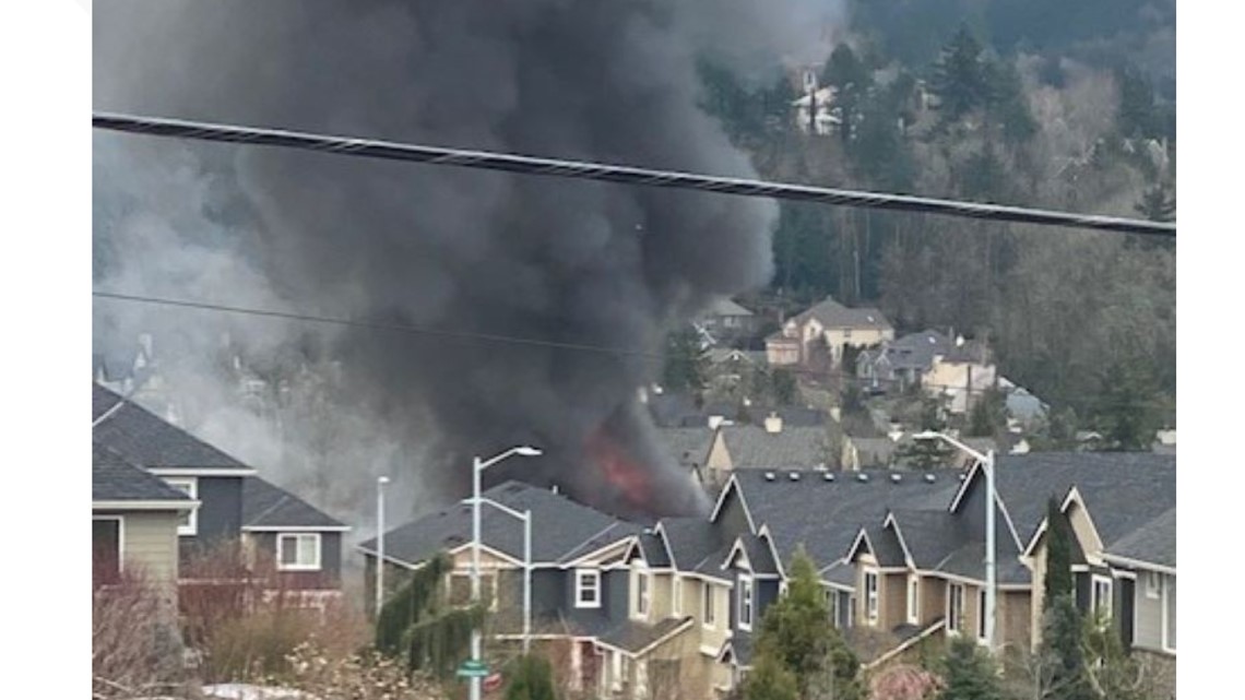 Large house fire in Northwest Portland | kgw.com