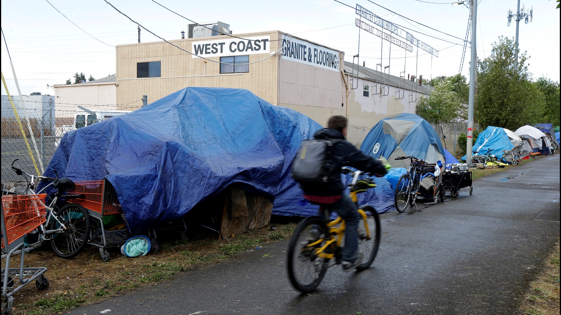 US cities grapple with growing homeless encampments | kgw.com