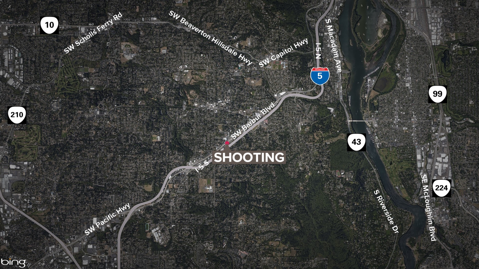 Southwest Portland shooting leaves 2 dead, 1 person detained | kgw.com