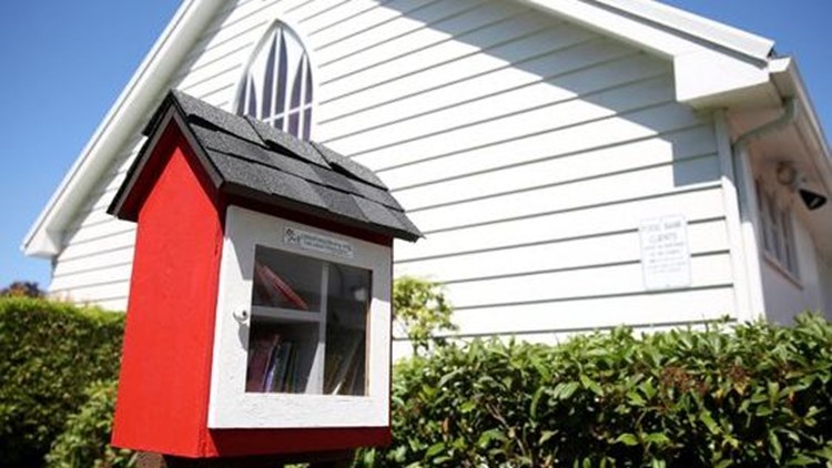 Former teacher builds mini-libraries in Salem | kgw.com
