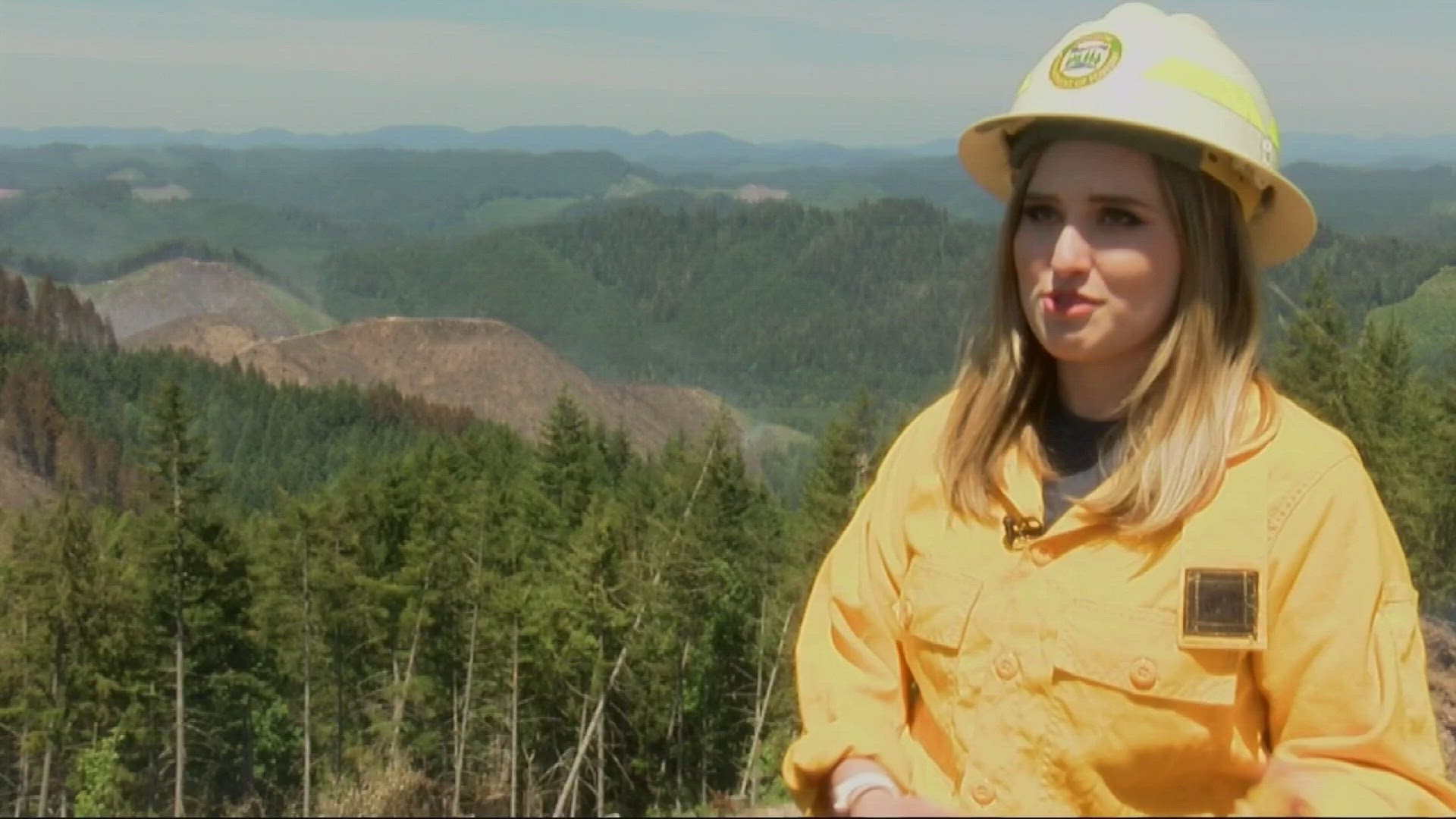 Wildfire burning Southwest of Veneta, Oregon covering approximately 300 ...