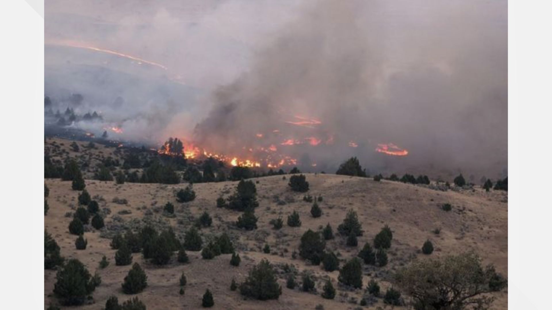 Bennett Fire: Evacuation levels drop for Antelope in Wasco County | kgw.com