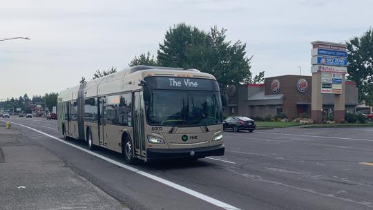 C-TRAN breaks ground on third Vine bus rapid transit line | kgw.com