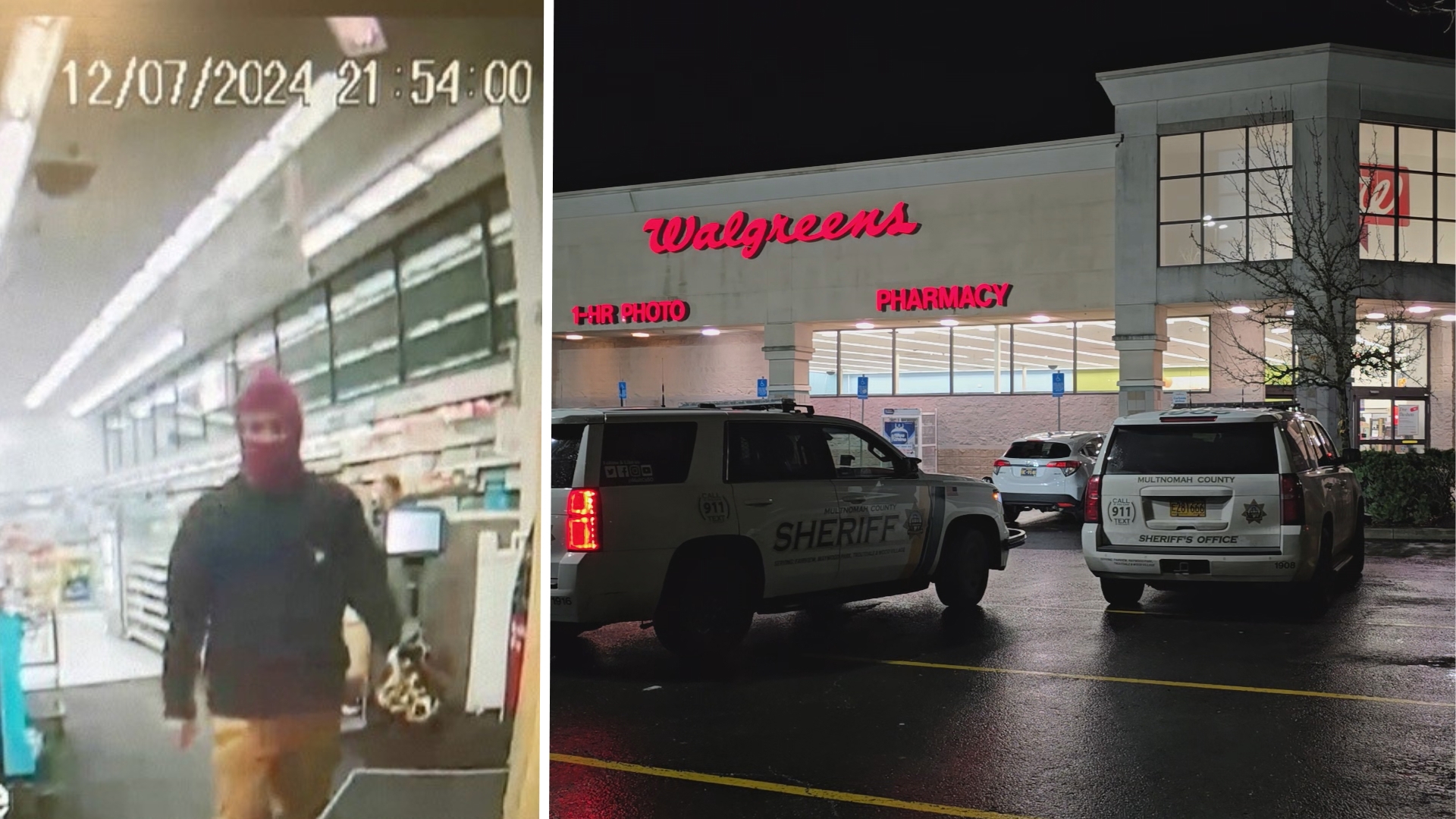Suspect wanted for armed robbery at Troutdale Walgreens | kgw.com
