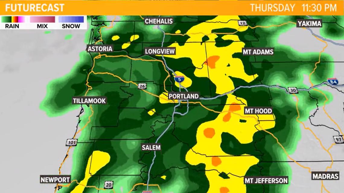 Portland weather: Atmospheric river brings heavy rain | kgw.com