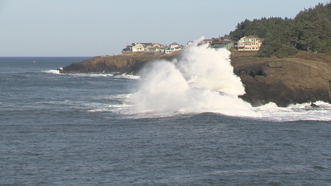 King tides hit the Oregon coast again in January and February | kgw.com