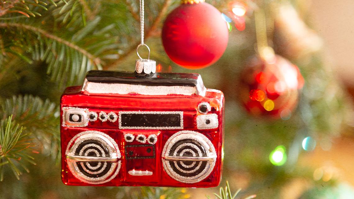 Christmas radio station store