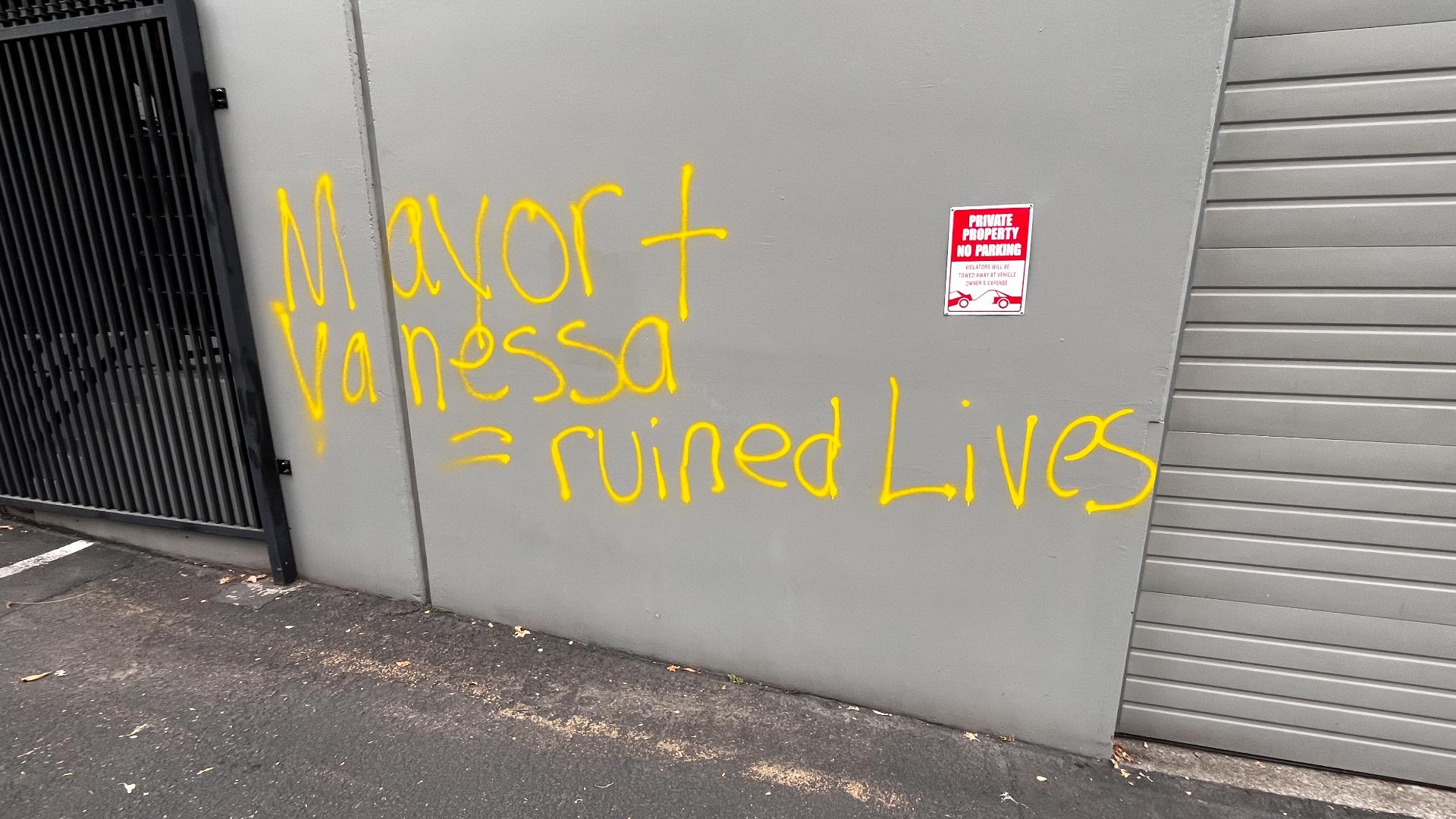 Northwest Portland homeless shelter building hit with graffiti before ...