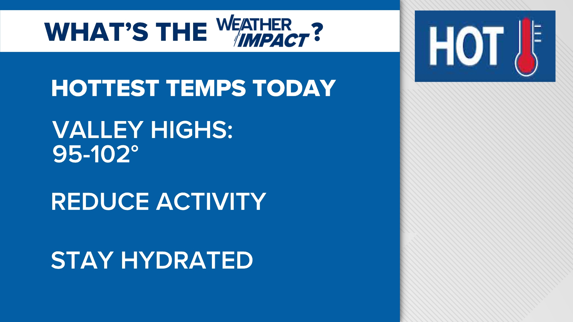 Weather Impact Alert Day: High temperatures Thursday, Friday | kgw.com