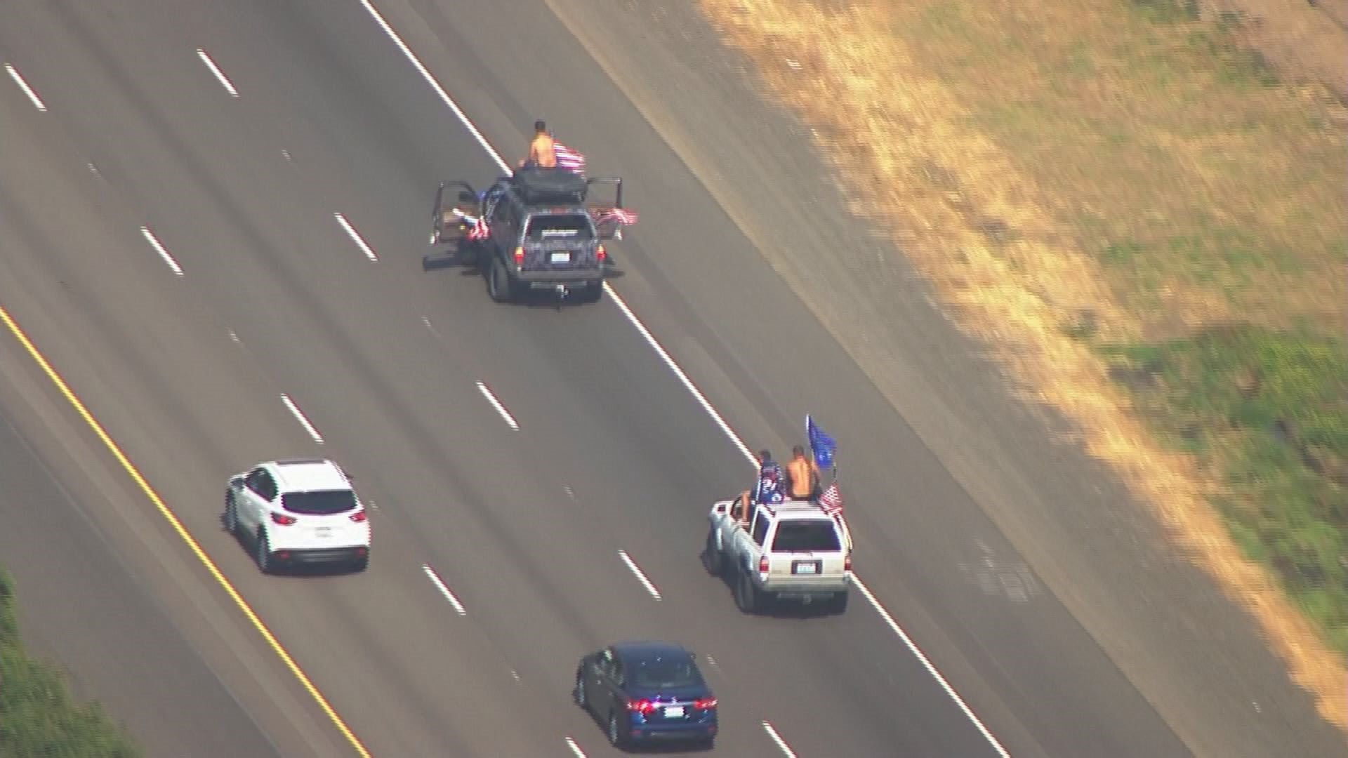 Pro-Trump car rally underway in Portland area | kgw.com