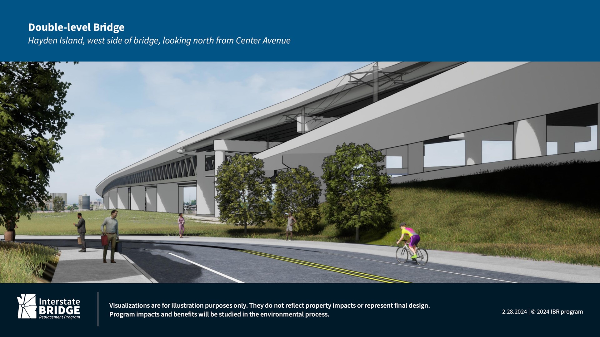 Replacement I-5 bridge images show view from Vancouver waterfront | kgw.com