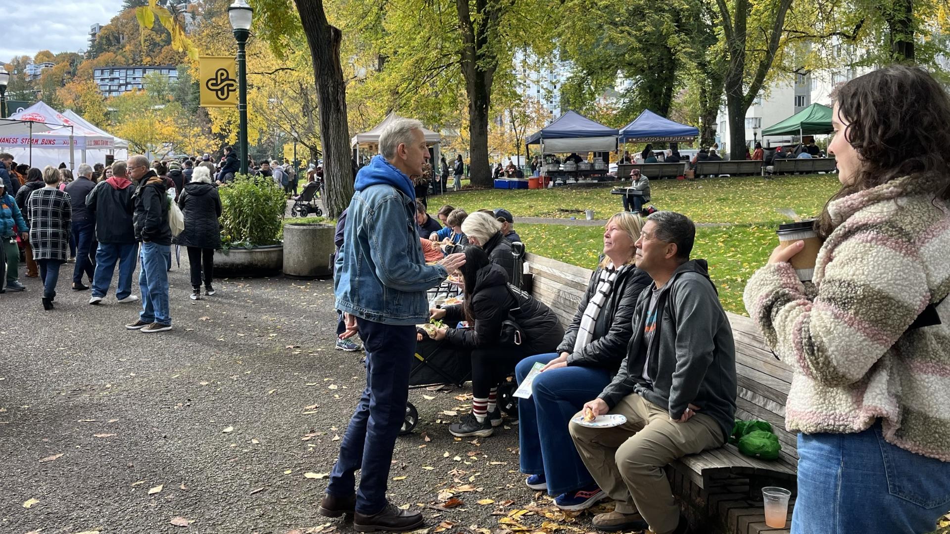 Portland mayoral candidates hit the campaign trail | kgw.com