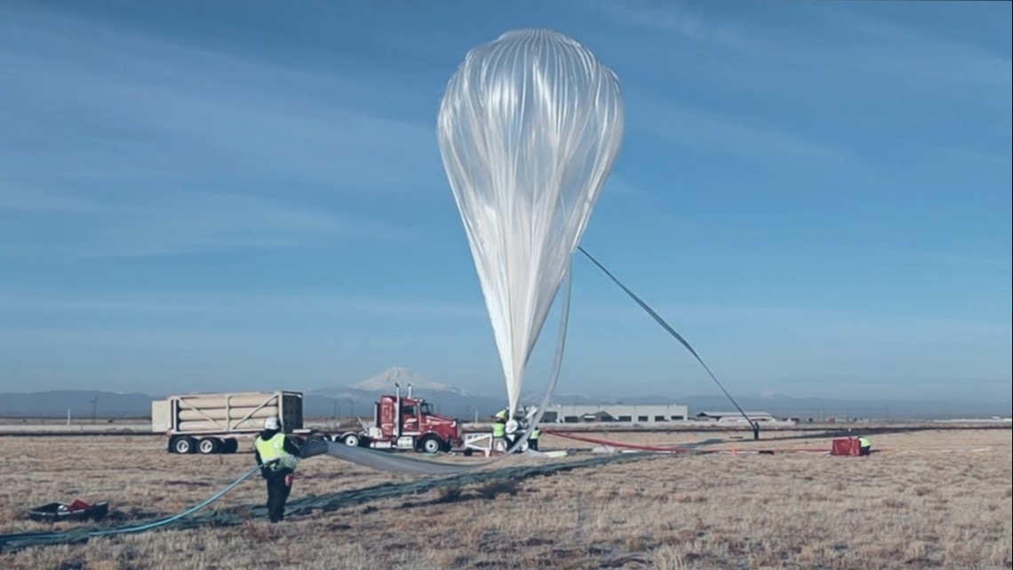 Oregon company flies huge high-altitude balloons for research | kgw.com