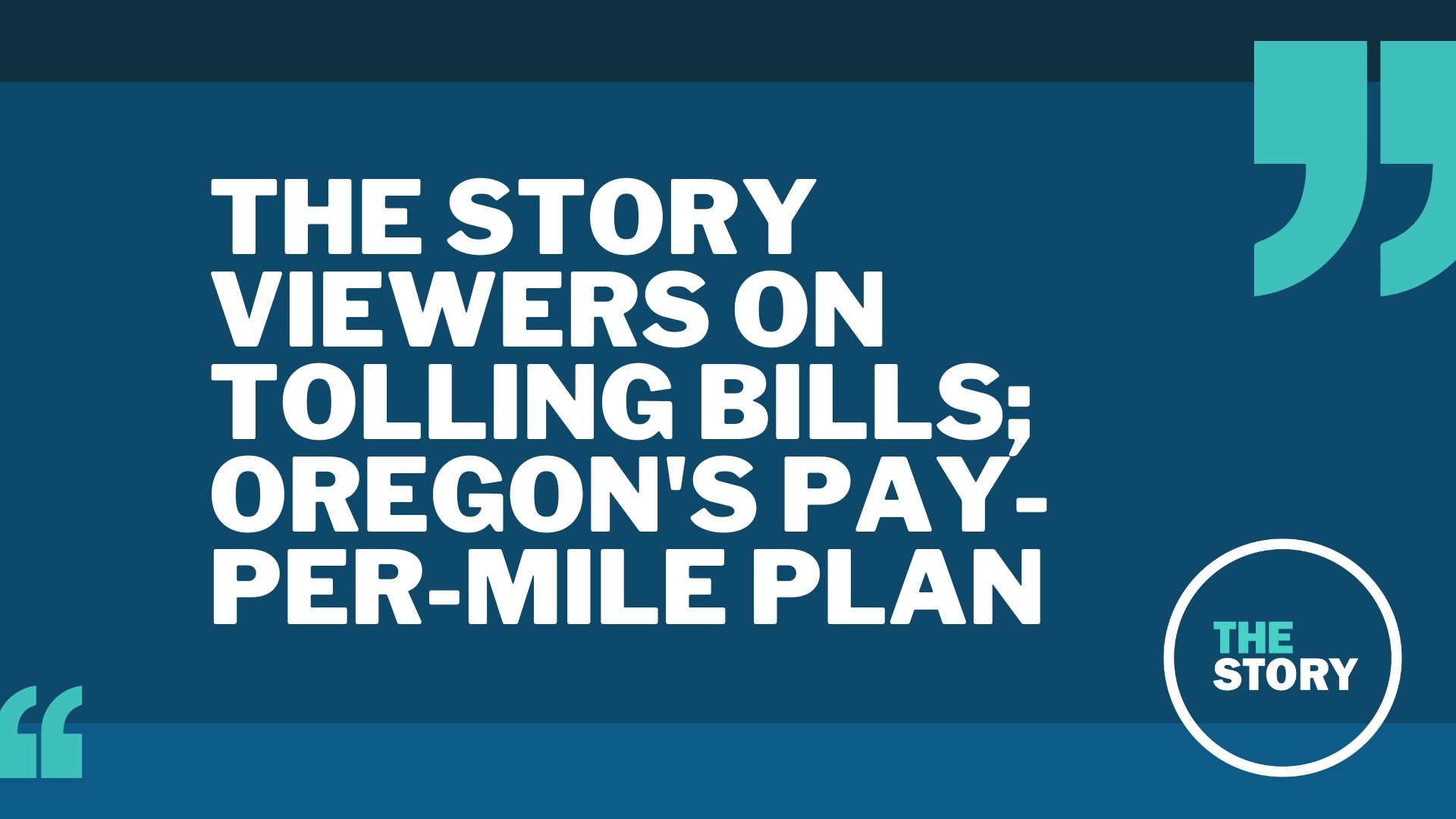 Oregon’s anti-tolling bills and a replacement for the gas tax | kgw.com