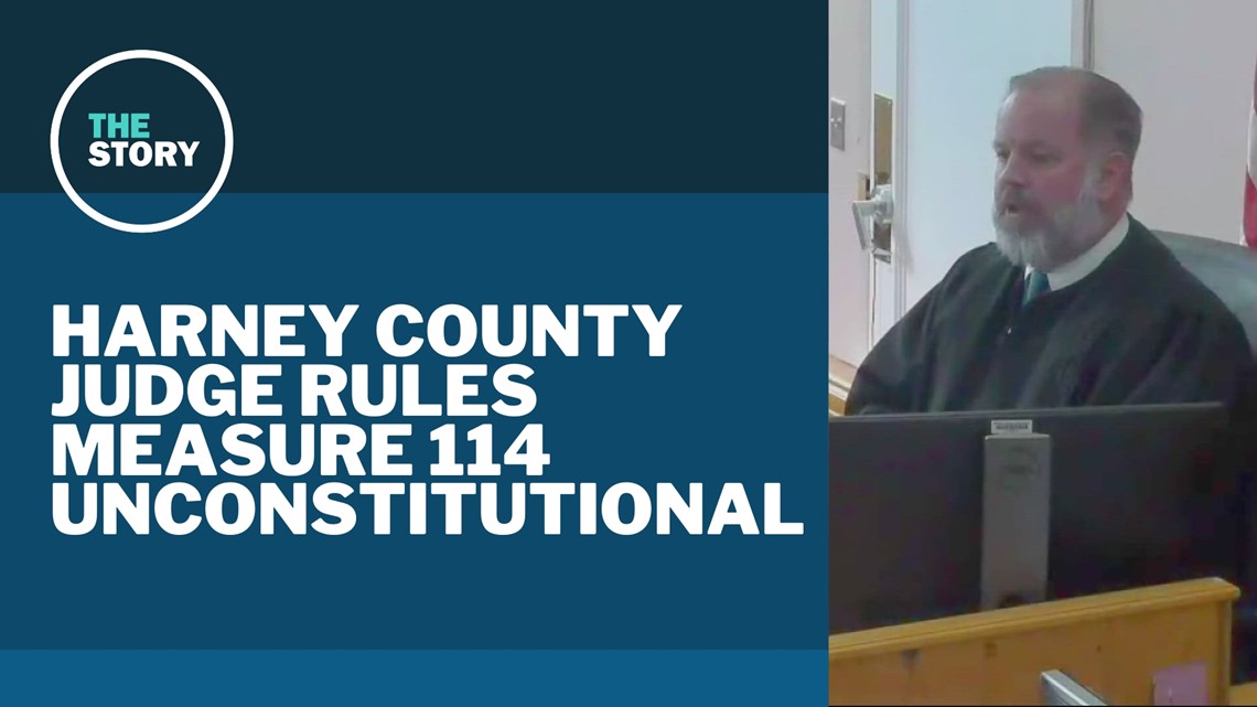 Judge strikes down Oregon’s Measure 114 | kgw.com