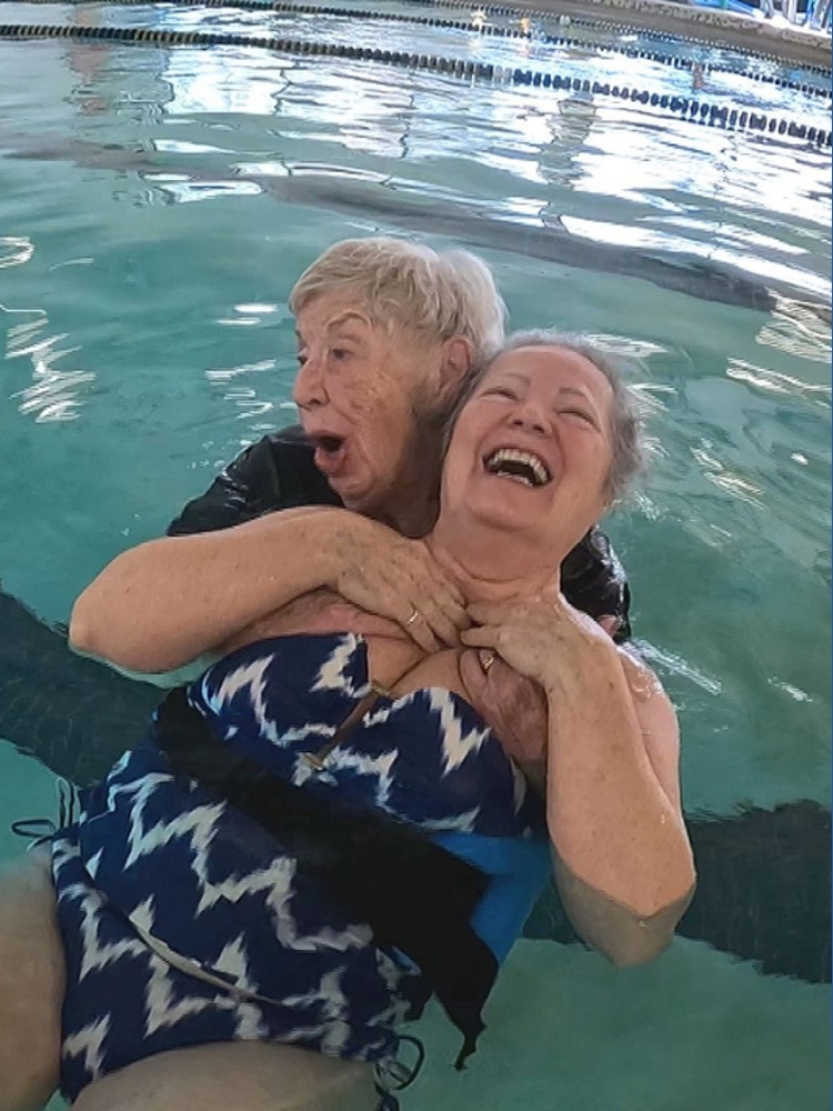94-year-old Gwen Foley inspires Portland through adaptive swimming ...