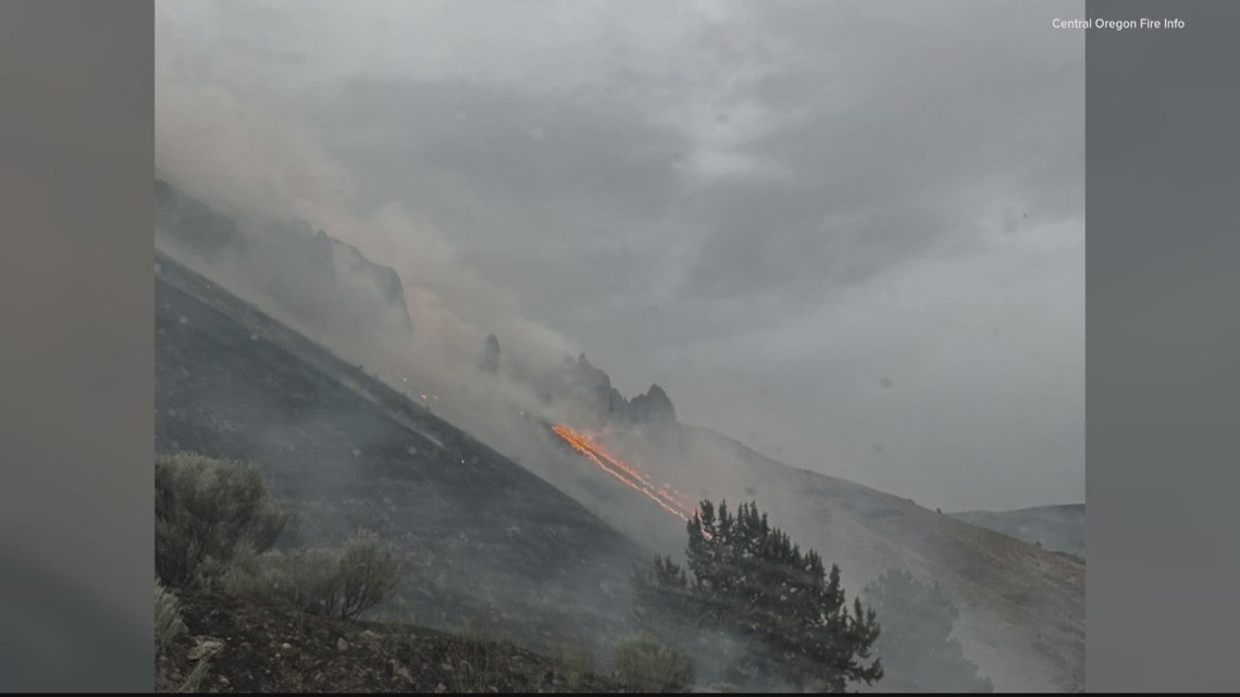 Zen Fire in Central Oregon now 40% contained | kgw.com
