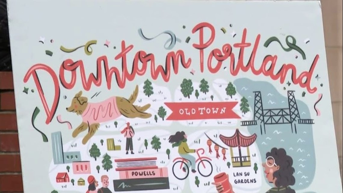 Ice skating rink, Woodsy Winter Village in downtown Portland | kgw.com