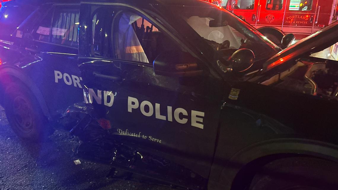 Two Portland police officers injured in hit-and-run | kgw.com