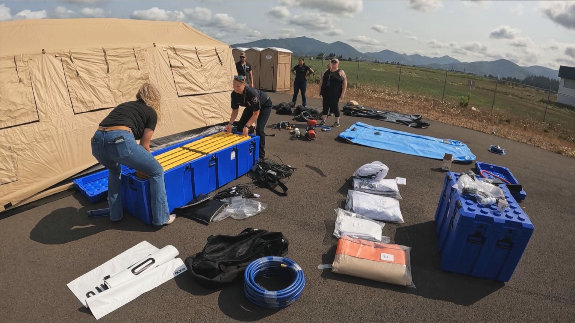 Oregon sets up evacuation assembly point for disasters | kgw.com