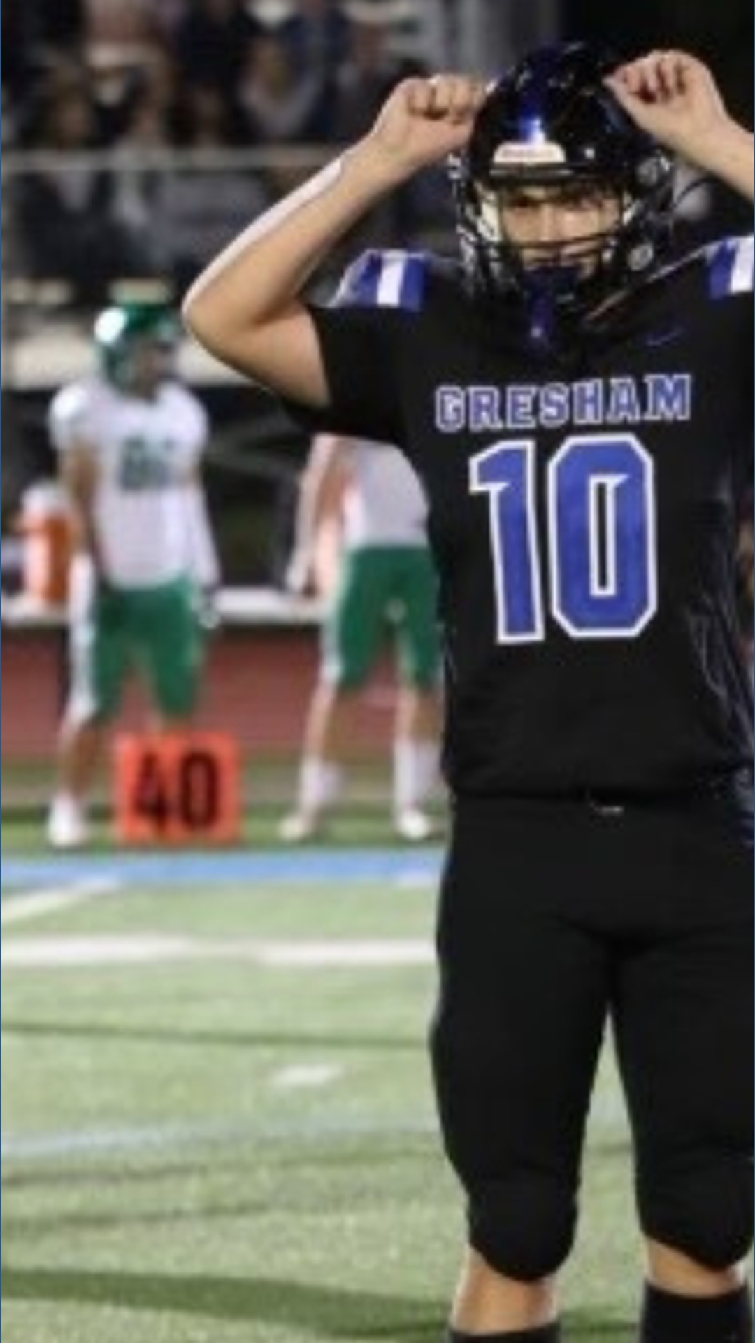 Gresham High dedicates football season to injured player Tucker ...