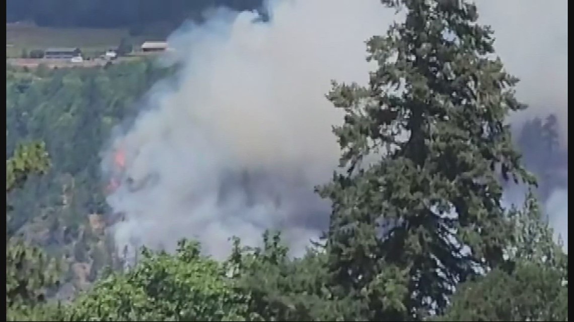 Washington fire, north of Hood River, prompts Level 3 evacuations | kgw.com