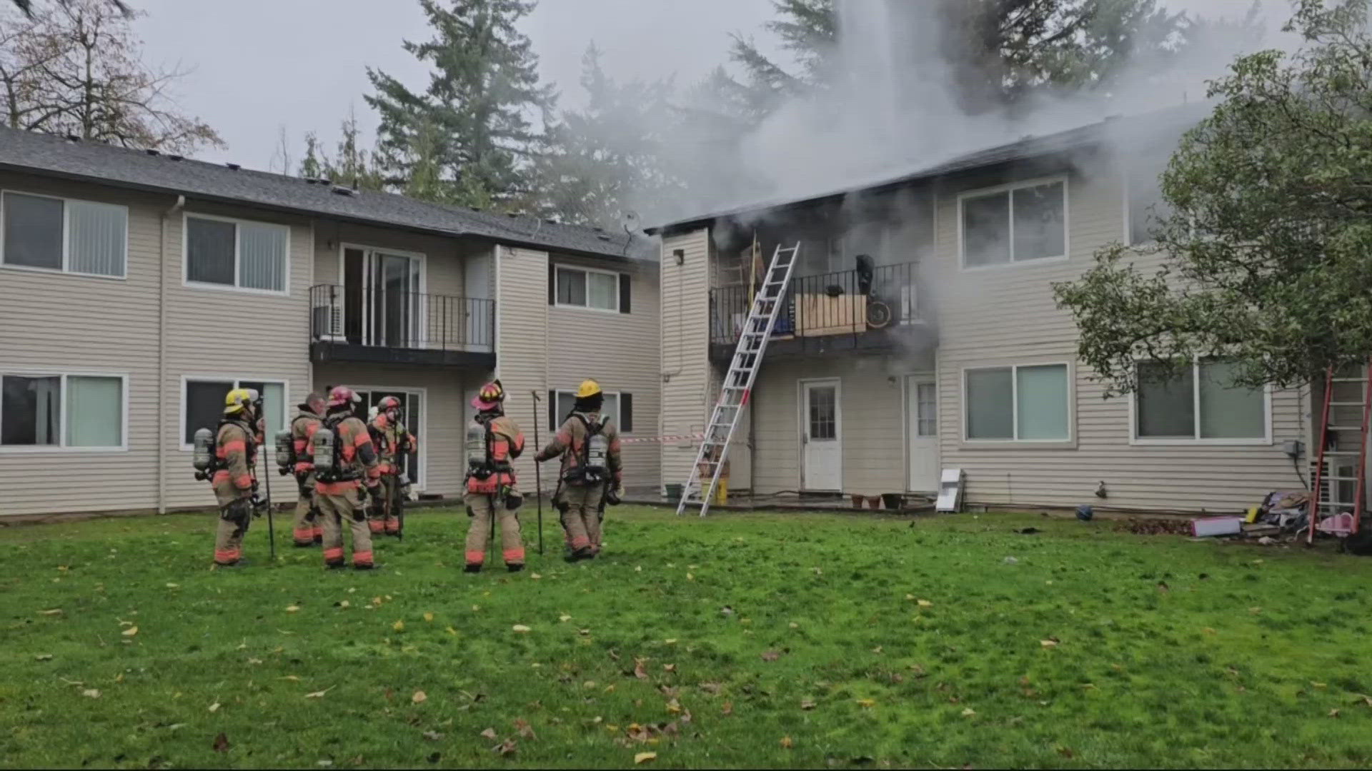 Residents jump to safety after fire and explosions at East Portland ...