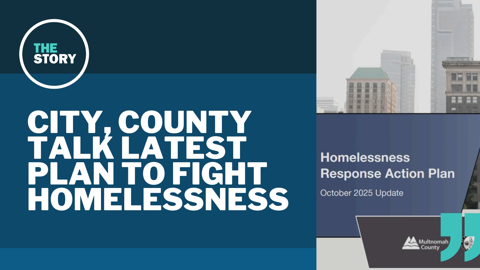 Portland, Multnomah County leaders discuss homelessness action plan ...