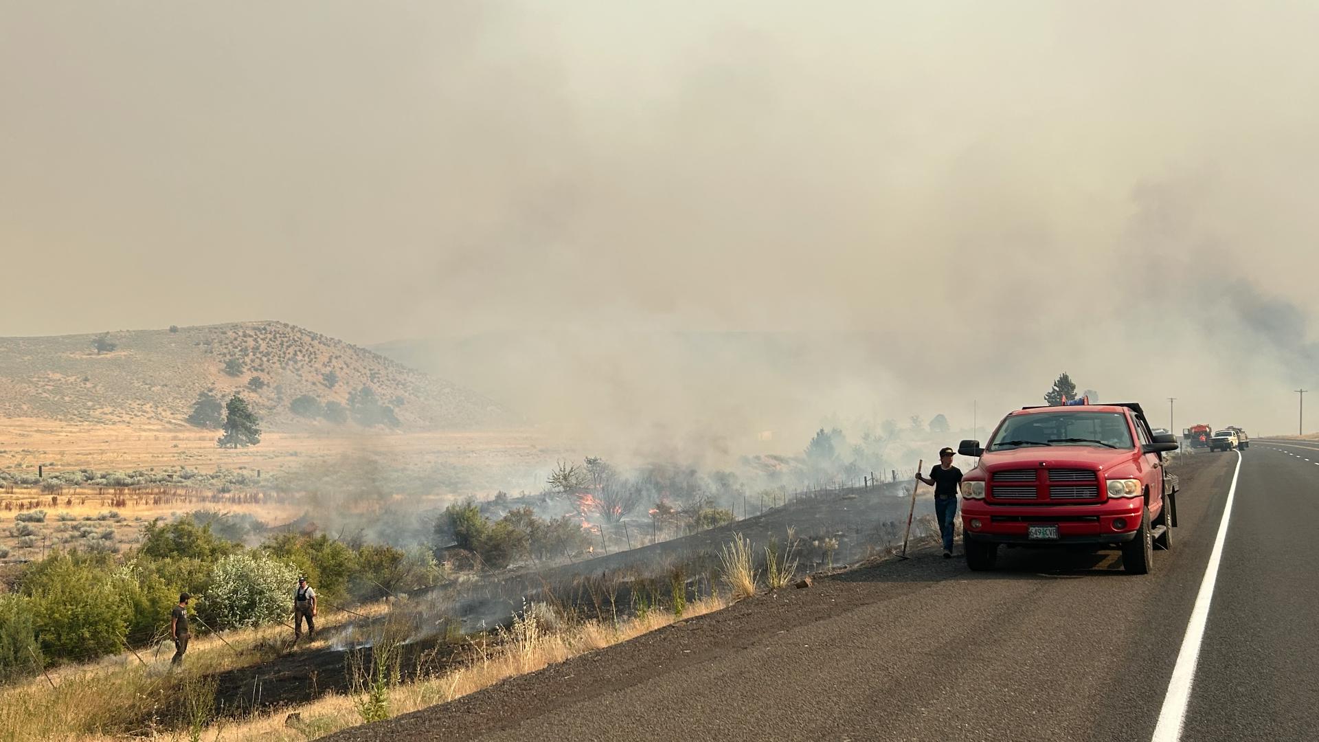 Larch Creek Fire was 'human caused'; evacuations issued | kgw.com