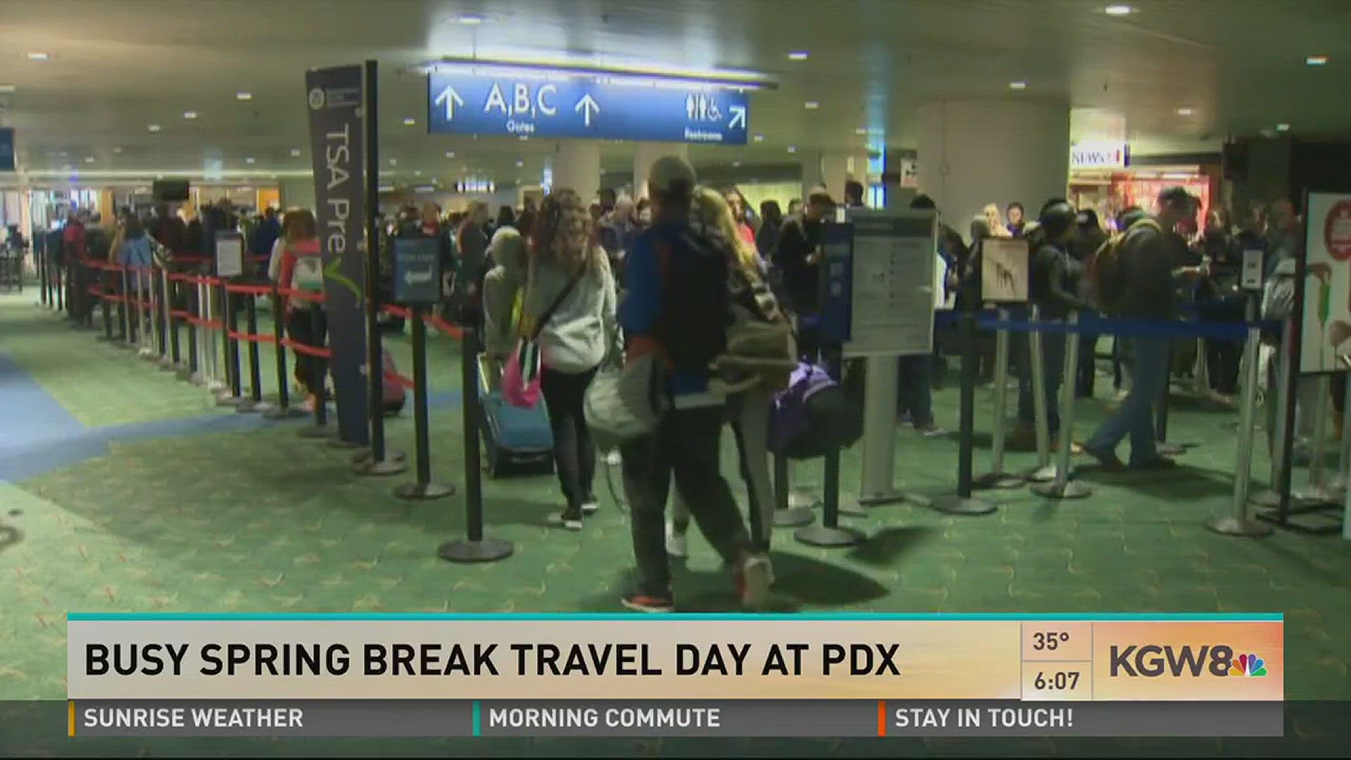 Spring break travel underway at busy PDX | kgw.com