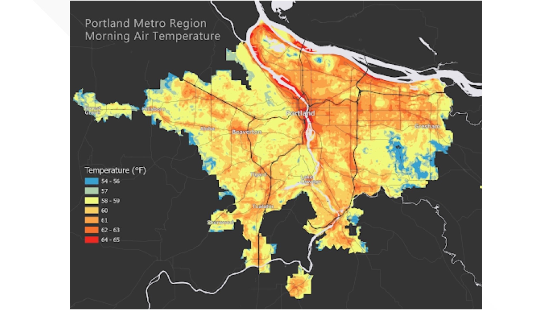 Heat mapping Portland metro neighborhoods | kgw.com