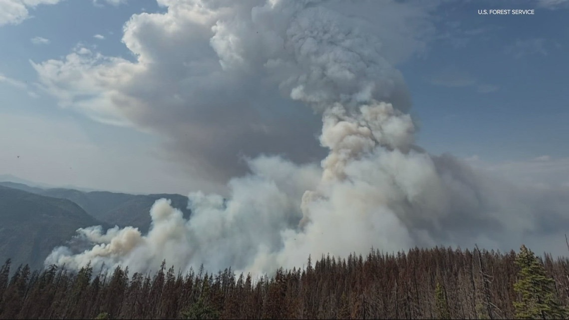 Emigrant Fire burns 21,000 acres in Central Oregon with zero ...