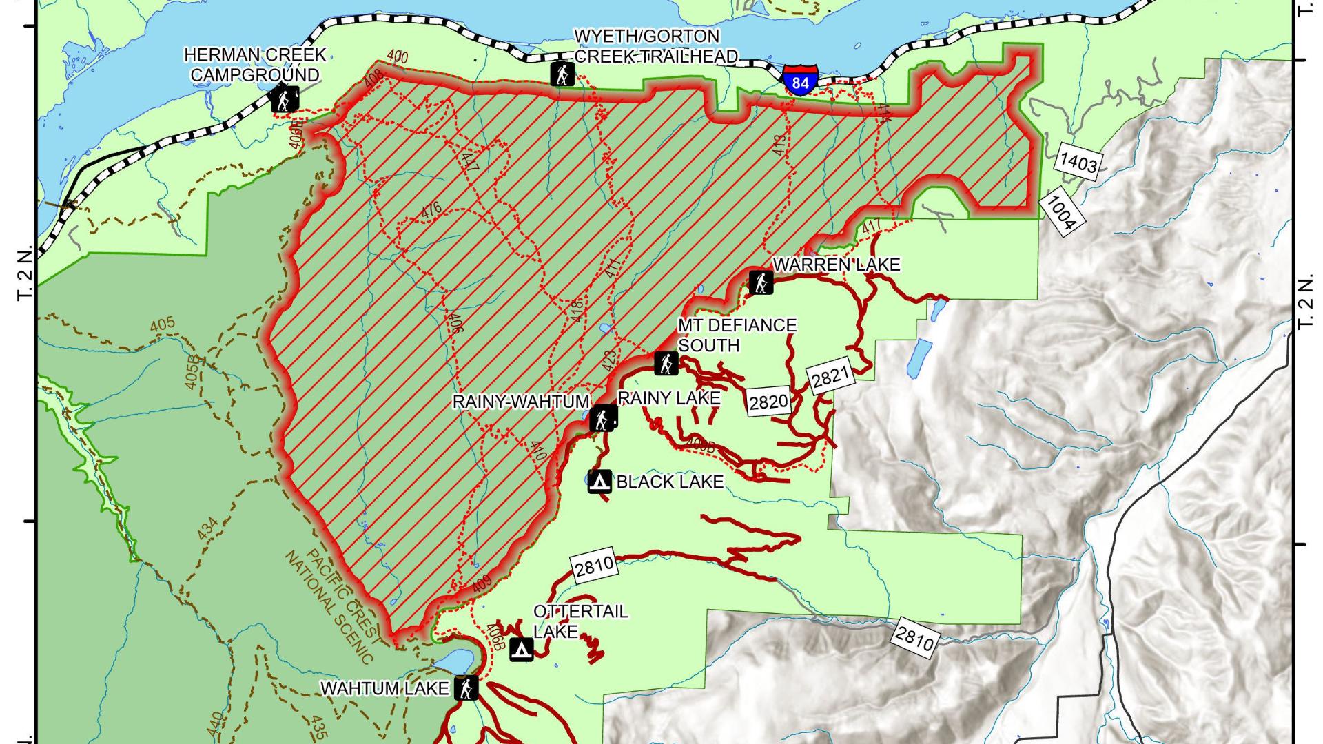 Trails, roads closed around Mount Hood due to wildfire | kgw.com
