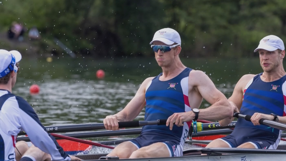 Pieter Quinton set to make men's rowing debut in Paris Olympics | kgw.com