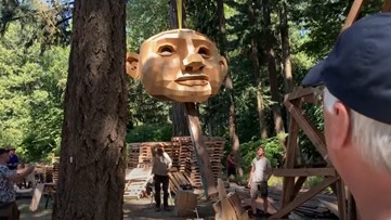 Giant troll sculpture made from trash moving into Portland | kgw.com