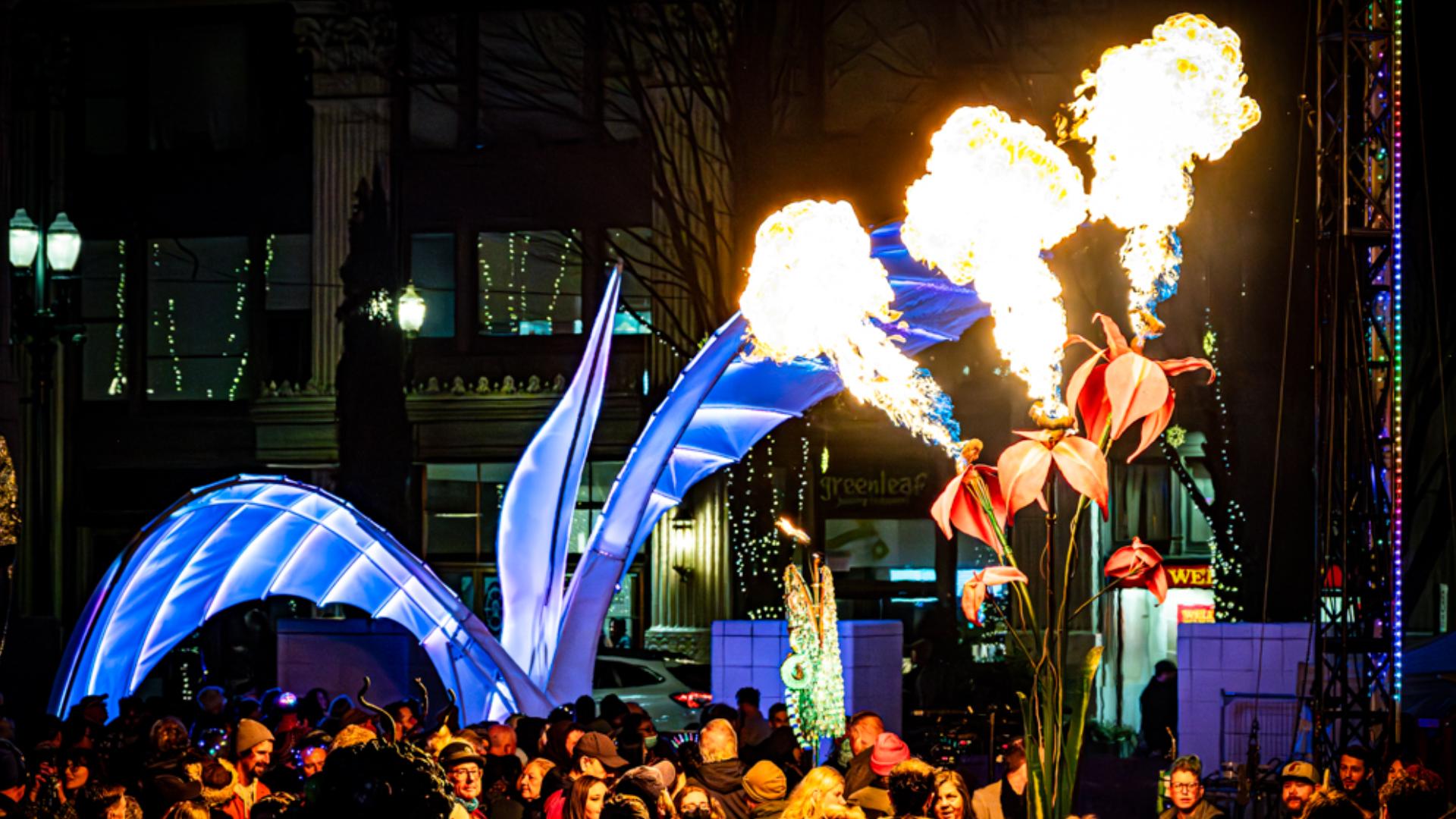 Portland Winter Light Festival kicks off Friday night | kgw.com